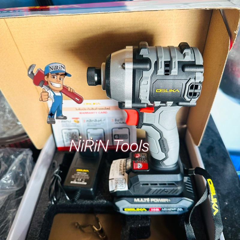 สว่านกระแทกไร้สาย OSUKA 20V รุ่น OCHD802-D2 | Shopee Thailand