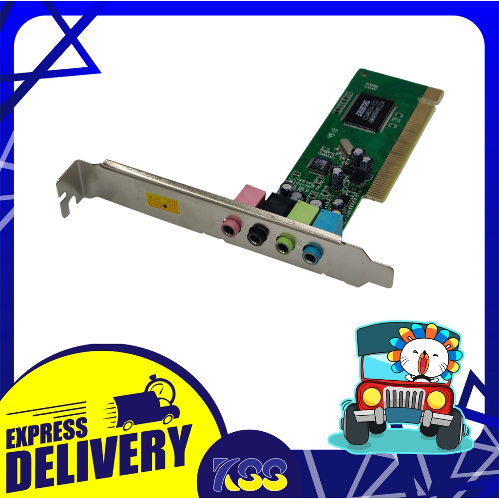 ซาวการ์ด ระบบ 2.1CH PCI SOUND CARD INTERNAL ทำจากวัสดุที่ดี เปิดบิล ...