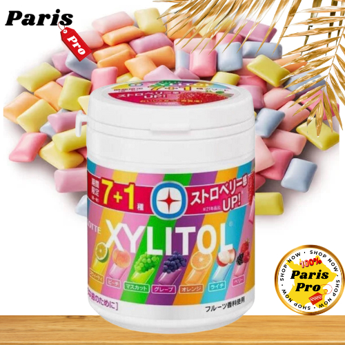LOTTE Xylitol Gum 7 Kinds of Assorted Fruit Flavors 133g หมากฝรั่ง ล็อตเต้ ไซลิทอล รสผลไม้ 7 ...