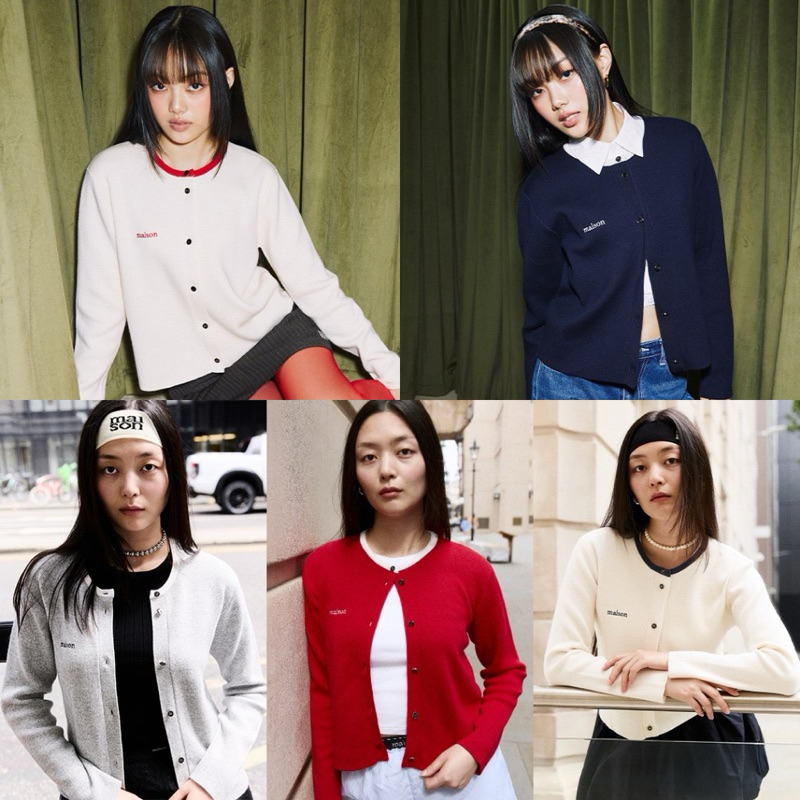 Maison Keep Cadigan แท้กดจาก official shop สีเทาพร้อมส่ง กดมาเกินส่งต่อ ...