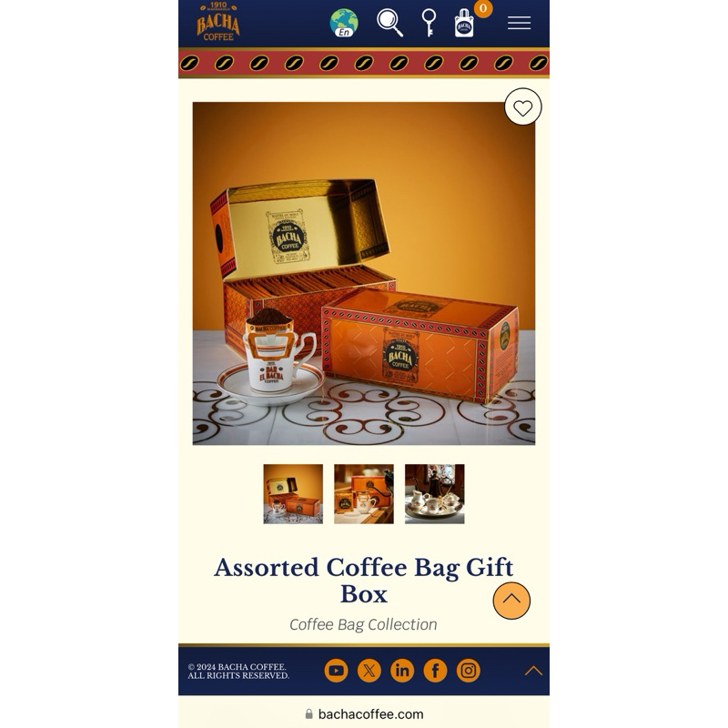 (พร้อมส่ง 25/1/25) Bacha Drip Sachets Coffee Assorted Flavors กาแฟซอง ...