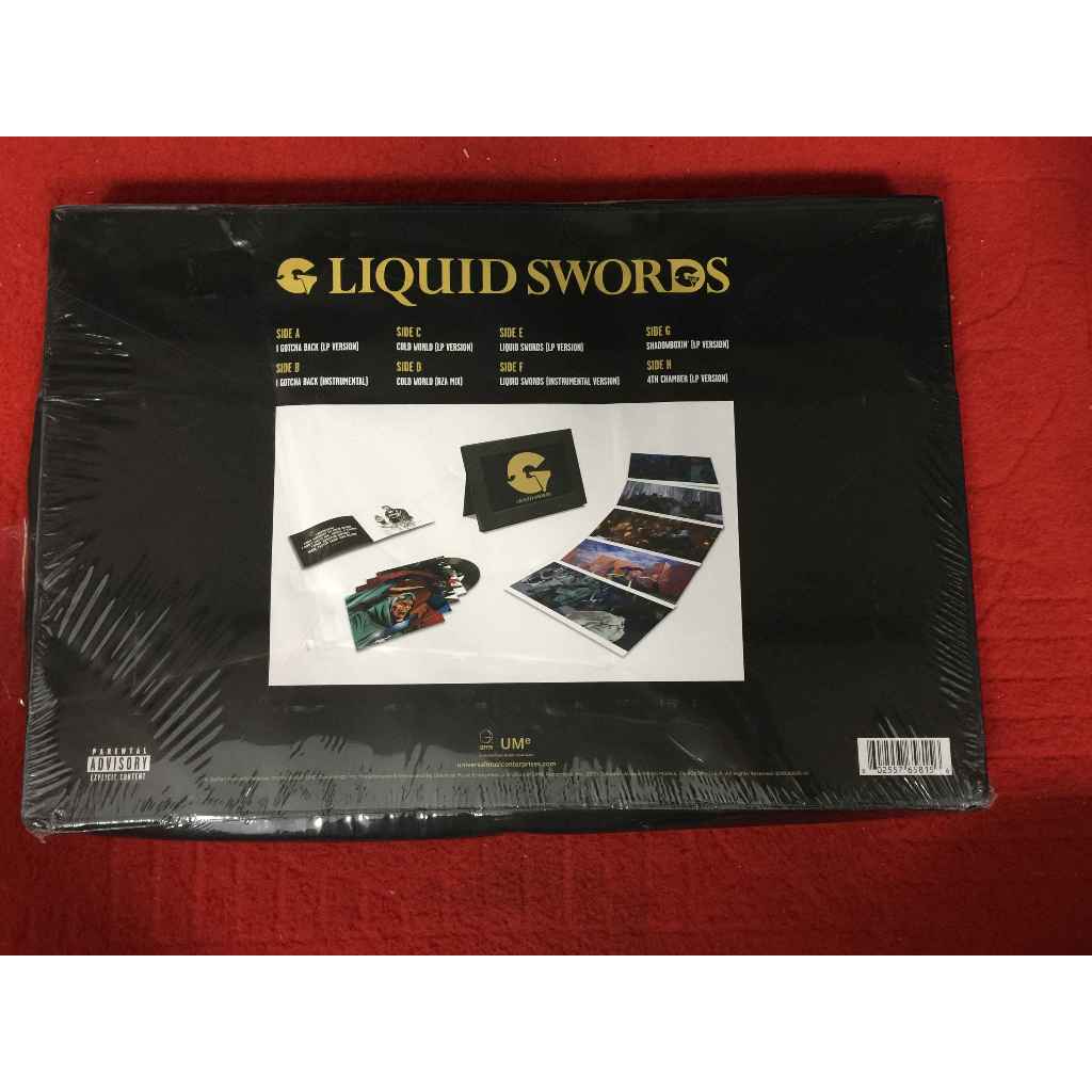 GZA ‎– Liquid Swords The Singles Collection ขนาด 7 นิ้ว 4LP BB5 ...