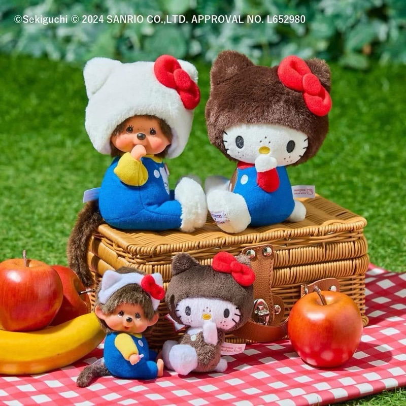 [โค้ดลด 30% เหลือ 890] Monchhichi x Hello Kitty 50th Anniversary ...