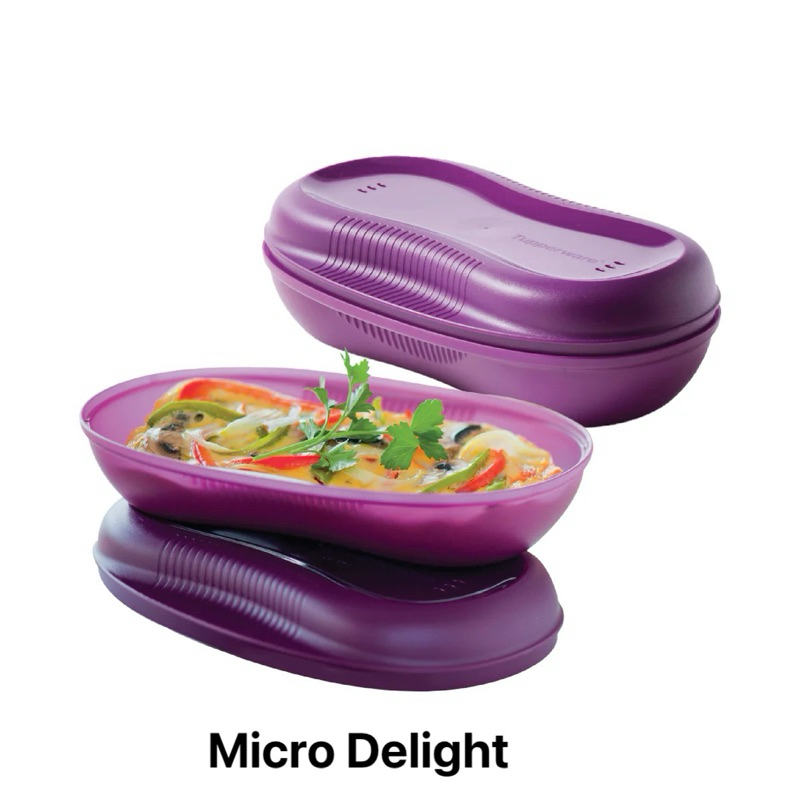 กล่องใส่อาหารอุ่นในไมโครเวฟได้ แบรนด์ Tupperware รุ่น Micro Delight (1 ...