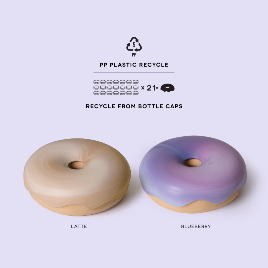 Pana Objects Bruno: Doughnut Storage Box กล่อง Doughnut ไม้สุดน่ารัก | Shopee Thailand