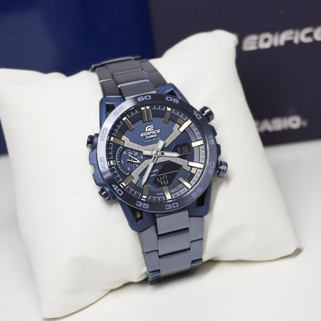[Bluetooth®]🎁CASIO EDIFICE ECB-2000CB-2A ของแท้ 100% พร้อมส่ง ประกัน 1 ปี | Shopee Thailand