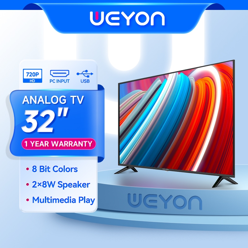 WEYON ทีวี LED 32 นิ้ว โทรทัศน์ รับประกัน 1 ปี | Shopee Thailand