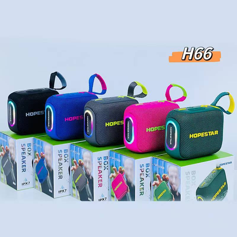 ลำโพงบลูทธู Hopestar H66 ลำโพงกันน้ำ 10W แบบพกพา มีไฟ เสียงดี ของแท้100 ...