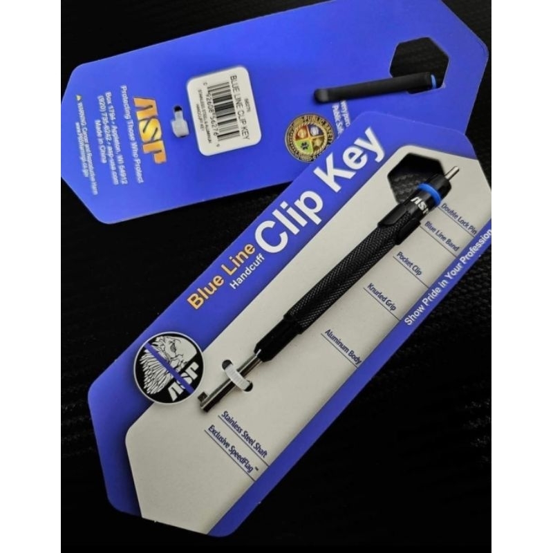ASP HANDCUFF KEY THIN BLUE LINE PEN STYLE | Shopee Thailand