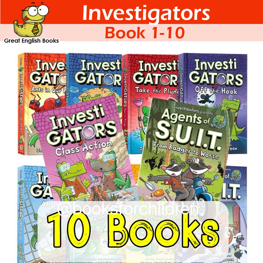 (ใช้โค้ดรับcoinคืน10%ได้) หนังสือชุด InvestiGATORS 10 เล่ม Comic Book ...