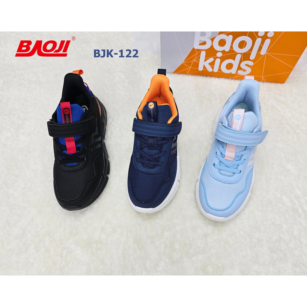 **BAOJI** [ลิขสิทธิ์แท้ ตัวแทนขายเอง] (BJK-122/127) รองเท้าลำลองเด็ก **หญิง&ชาย** ส้นสูง 3.5 ซม. ...