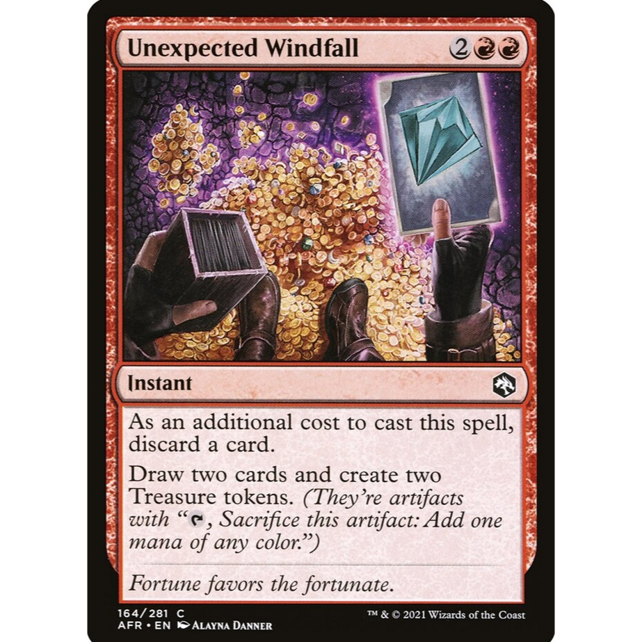 Unexpected Windfall การ์ด Magic the Gathering [MTG] ของแท้ | Shopee ...