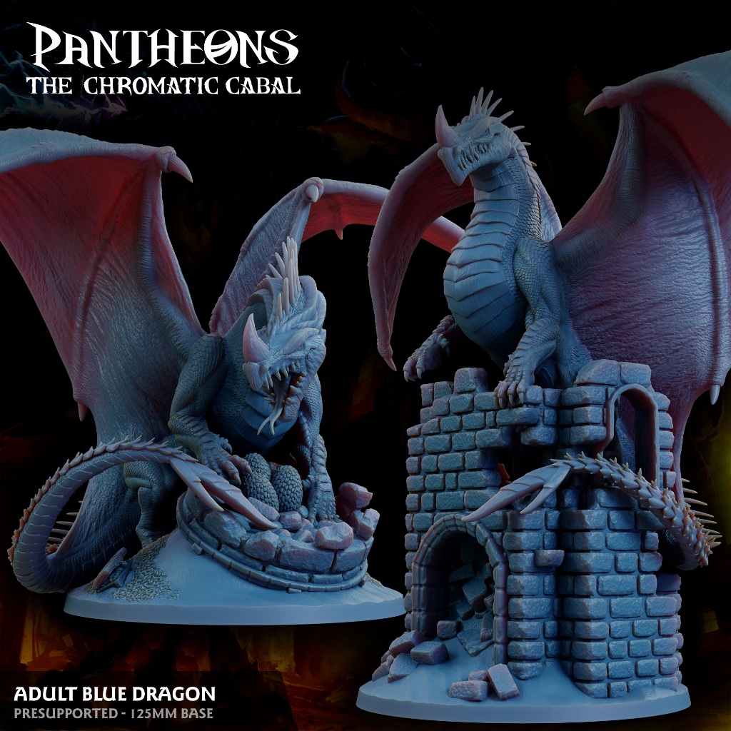 Pantheons - [Adult Blue Dragon] -[Made to order ส่งพัสดุภายใน 1-3 วัน ...