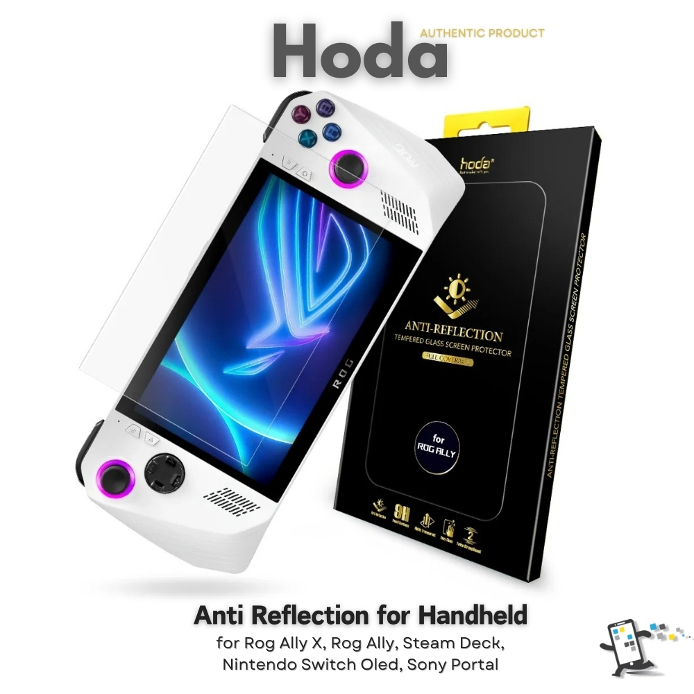 Hoda Anti-Reflection Screen ฟิล์มกระจกลดการสะท้อนสำหรับ Nintendo Switch Oled, Rog Ally X, Sony ...