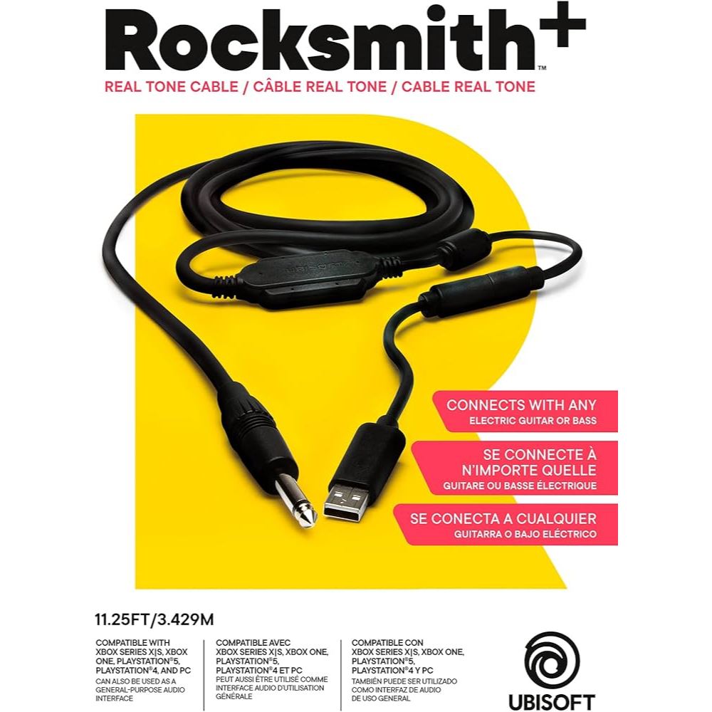 UBISOFT ROCKSMITH+ REAL TONE CABLE ของแท้ พร้อมส่ง | Shopee Thailand