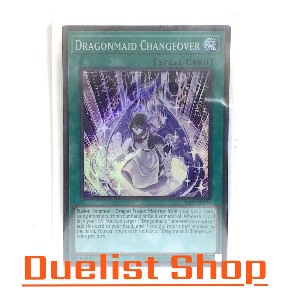 Dragonmaid Changeover (SR) Spell [Normal] ชุด SLF1-AE076 การ์ดยูกิโอ ...