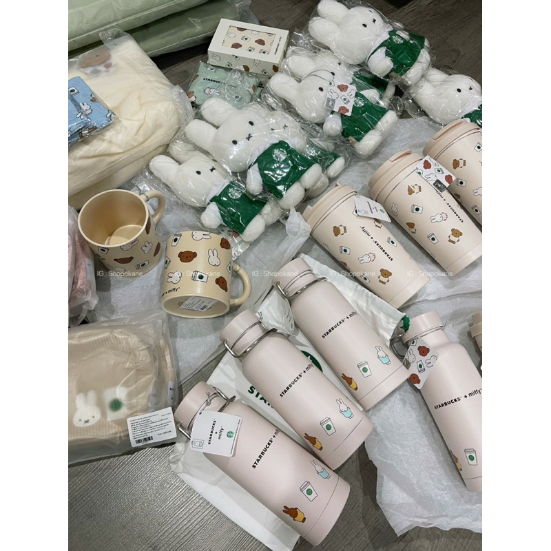 Starbucks x Miffy สตาร์บัคส์มิฟฟี่ TH | ขวดมิฟฟี่ | Shopee Thailand