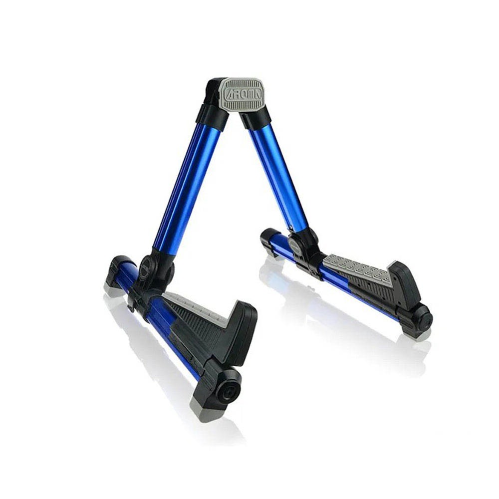 AROMA ขาตั้งกีต้าร์ รุ่น AGS-08 สีน้ำเงิน | Shopee Thailand