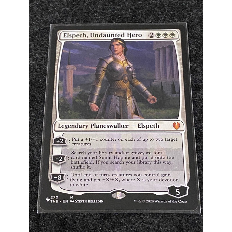 [MTG][THB] Mystery Booster/The List: Elspeth, Undaunted Hero การ์ดแท้ ...