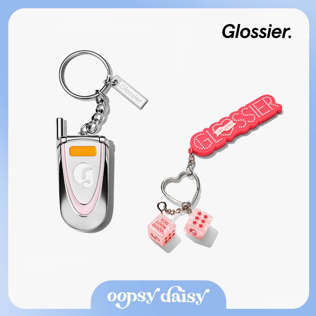 [พร้อมส่ง/ของแท้จากอเมริกา] Glossier LA Keychain / Vegas Keychain รุ่น ...