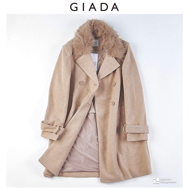 โค้ทยาว ปกเฟอร์ trench coat fur collar GIADA (ปกเฟอร์ถอดได้ค่ะ) WY1284 | Shopee Thailand