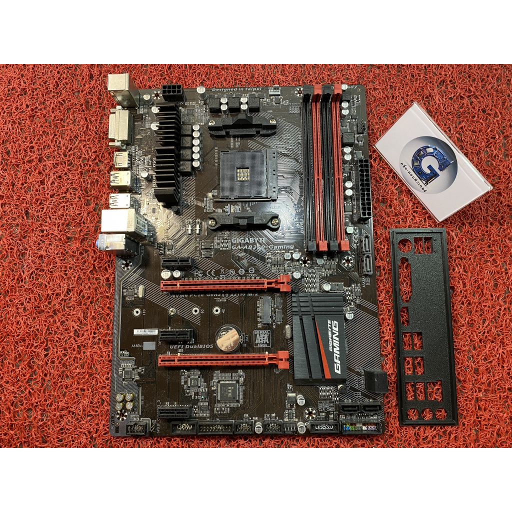 AM4 MAINBOARD GIGABYTE 300S RAM 4 SLOT - AB350 | Shopee Thailand