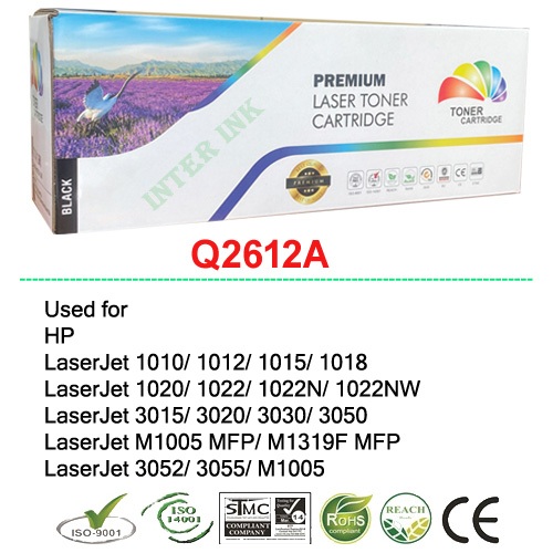 หมึก Laser Jet 3052/ Laser Jet 3055/ Laser Jet M1005 (Q2612A) Color Box ...