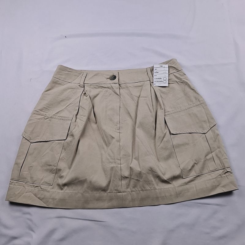 Y066 กระโปรงคาร์โก้ กระโปรงแฟชั่น กระโปรงสั้น [มือสอง] รายละเอียดตามรูป ...