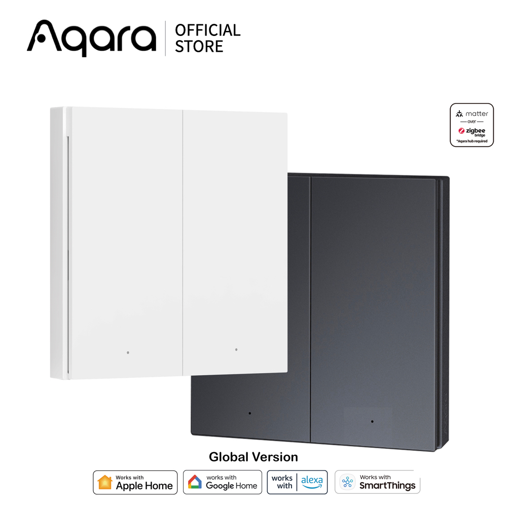 Aqara Wireless Remote Switch H1 [Double Rocker] | Shopee Thailand