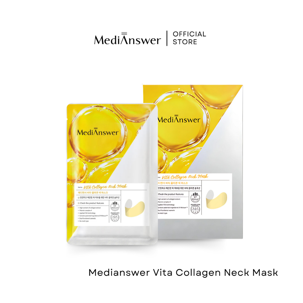 MEDIANSWER VITA COLLAGEN NECK MASK | มาส์กคอลลาเจนบำรุงผิวบริเวณคอ 15g ...