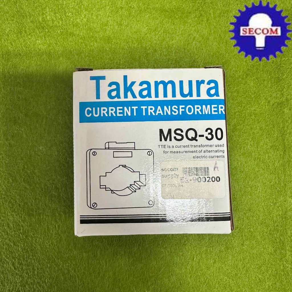 CT หม้อแปลง CT รุ่น MSQ-30 200/5A ยี่ห้อ Takamura หม้อแปลงไฟฟ้า ...