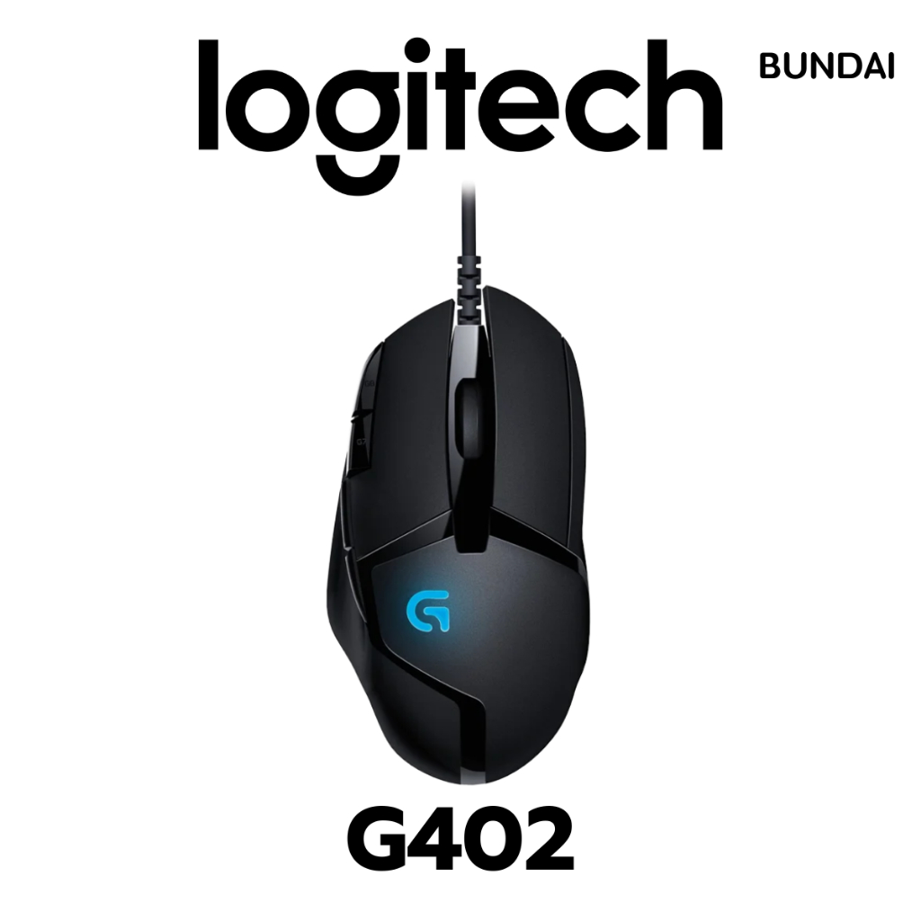 เมาส์เกมมิ่งแบบมีสาย Logitech G402 Hyperion Fury FPS Gaming Mouse 4,000 ...
