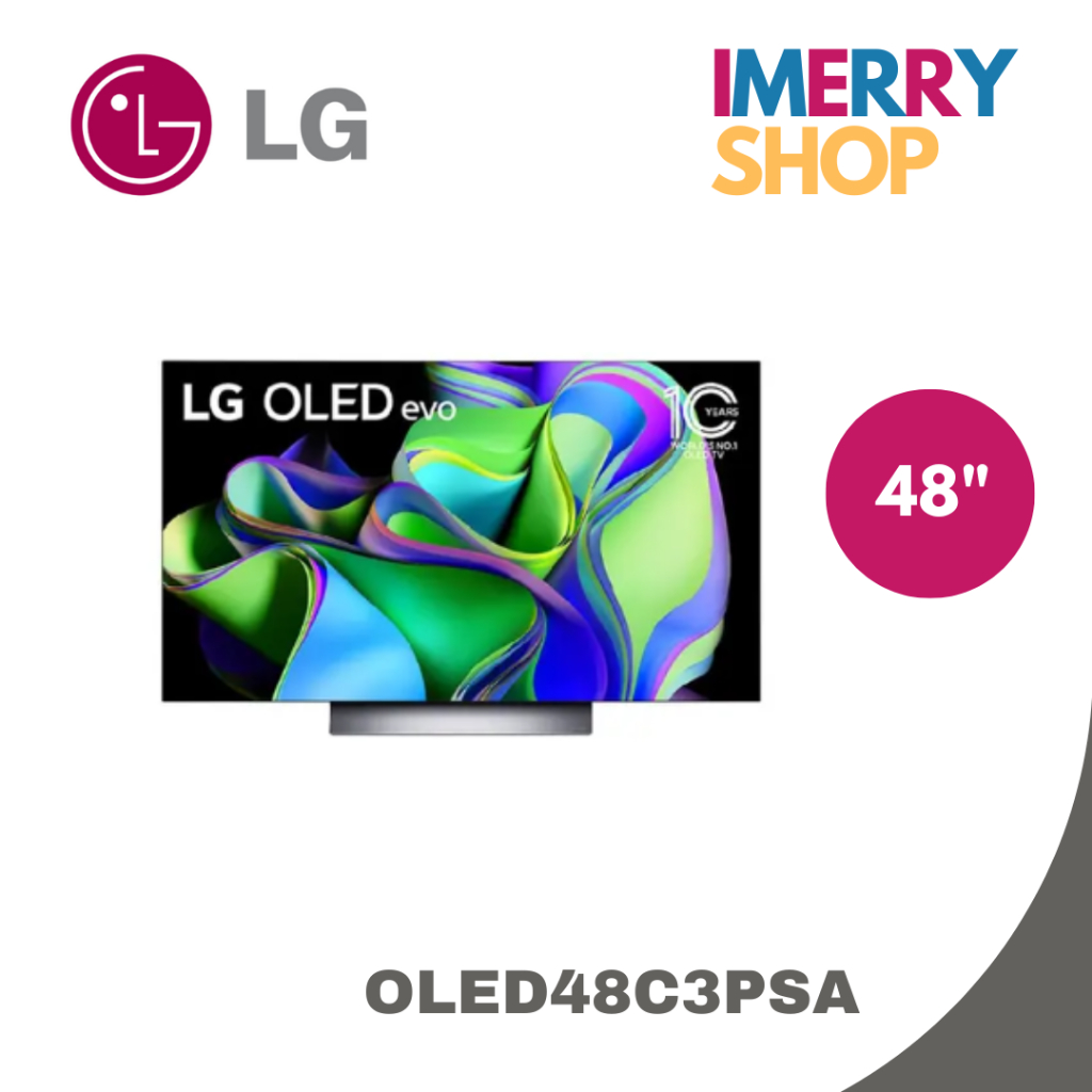 LG ทีวี OLED 48C3 (48", 4K, Smart, ปี 2023) รุ่น OLED48C3PSA.ATM ...