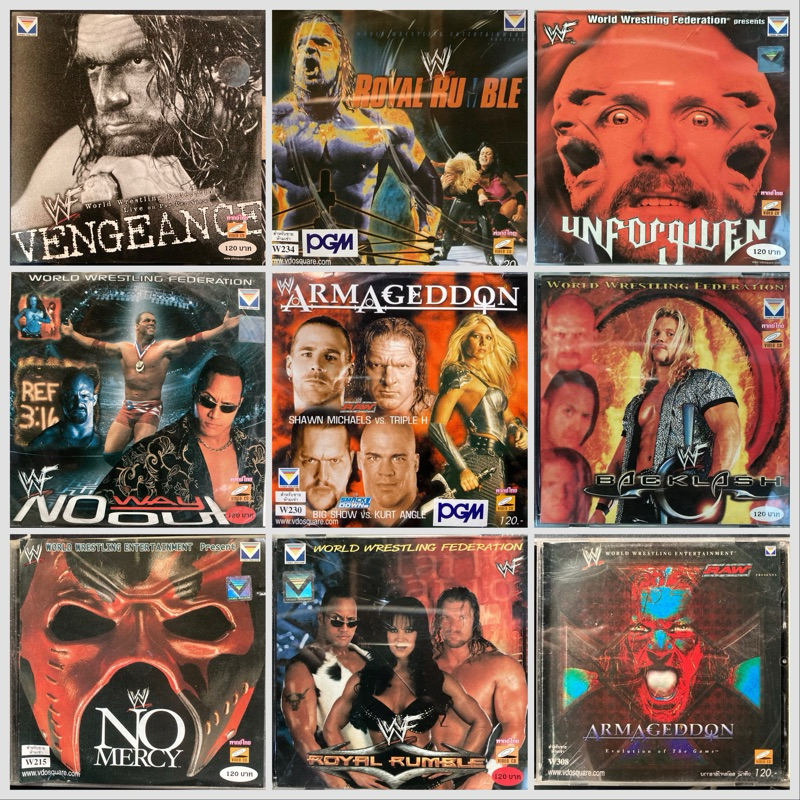 VCDมวยปล้ำWWE ลิขสิทธิ์แท้พากย์ไทย | Shopee Thailand