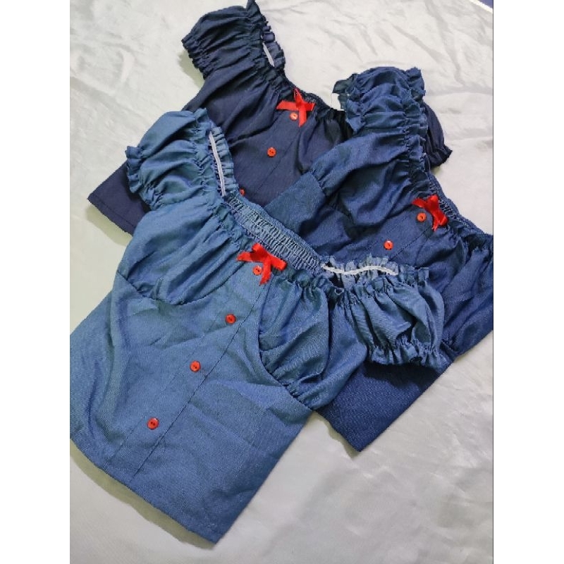 รวมเสื้อน่ารัก ผ้ายีนส์ Jens Top | Shopee Thailand