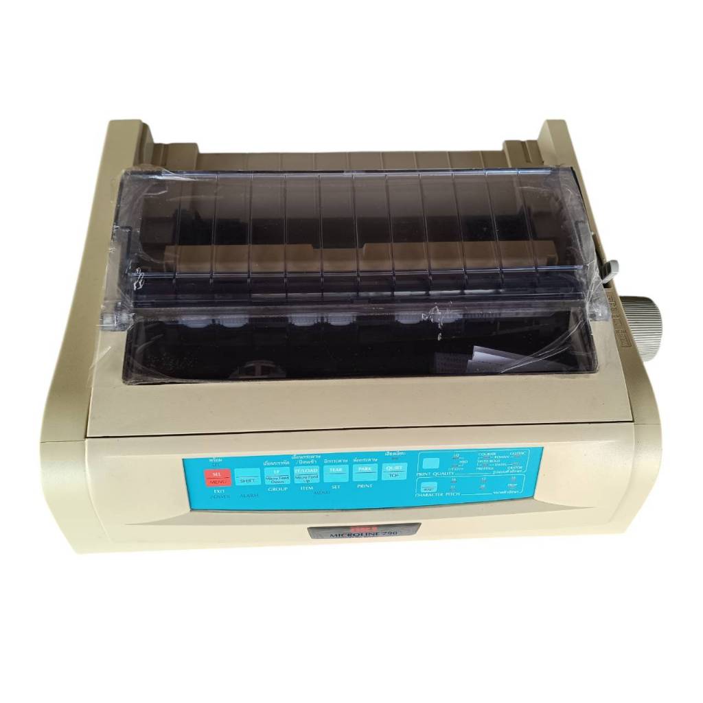 ปริ้นเตอร์ OKI MICROLINE 790 เครื่องปริ่้นแคร่สั้น 24 เข็มพิมพ์ ของมือ ...
