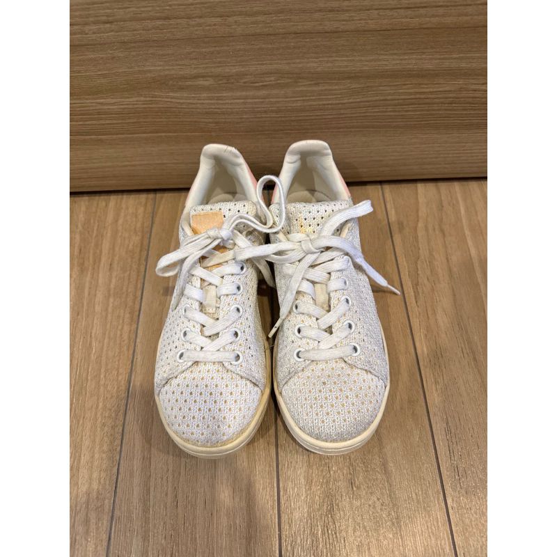 Adidas Stan Smith Trainers Size White Pink Knit Women ขนาด 36 รองเท้า ...