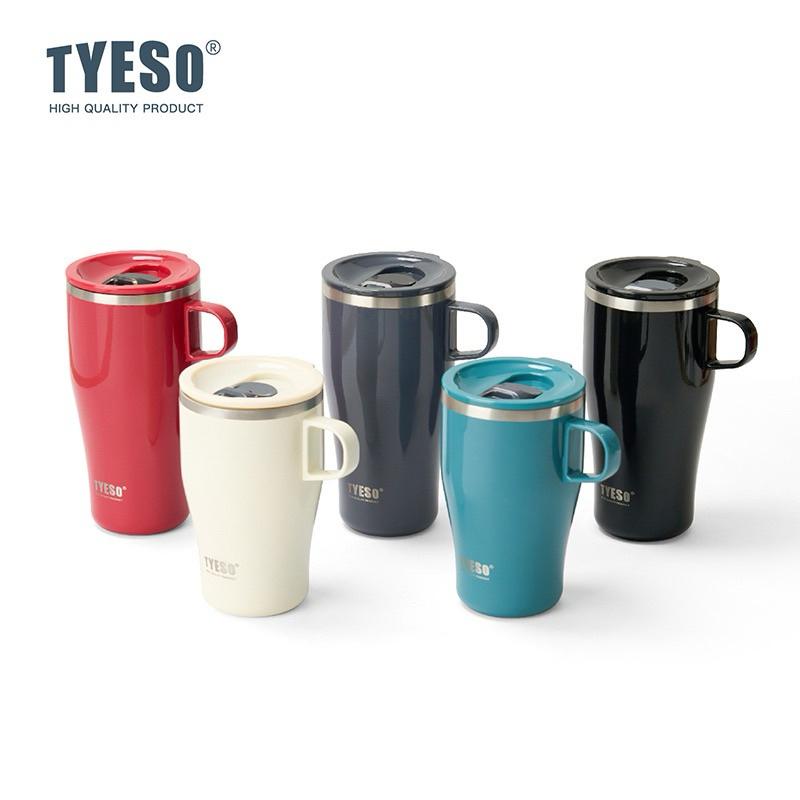 แก้วกาแฟ TYESO รุ่น TS-8878/TS-8879 สแตนเลส 304 พร้อมมือจับ ขนาด 400ml-500ml | Shopee Thailand