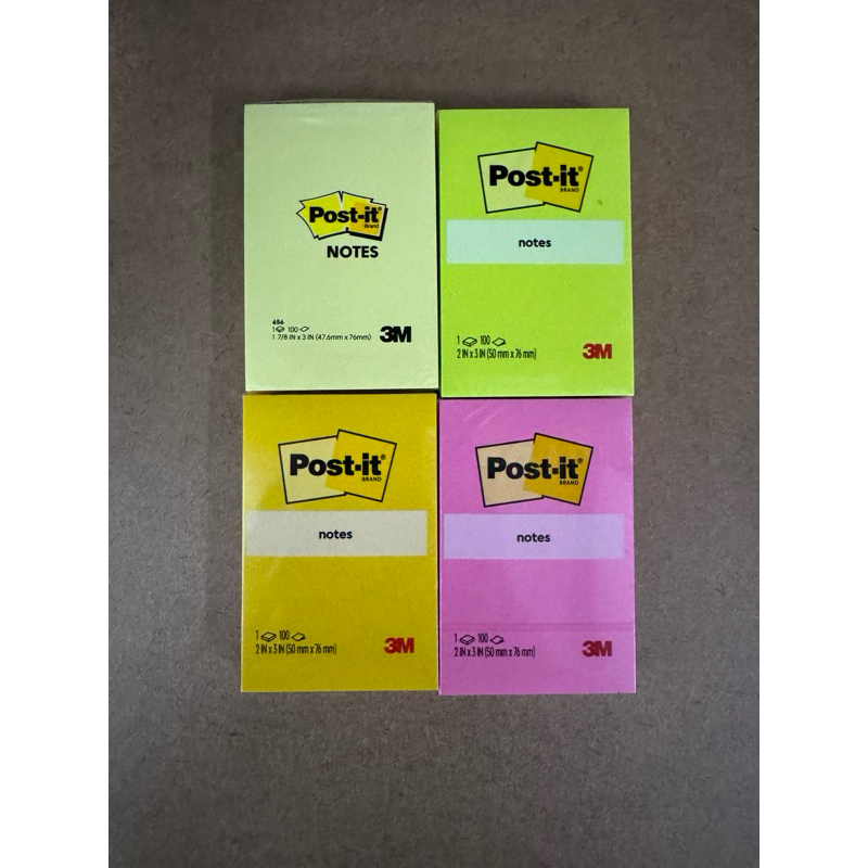 โพสต์อิท โน๊ต Post It Notes 3M No.656 ขนาด 2x3 นิ้ว" | Shopee Thailand