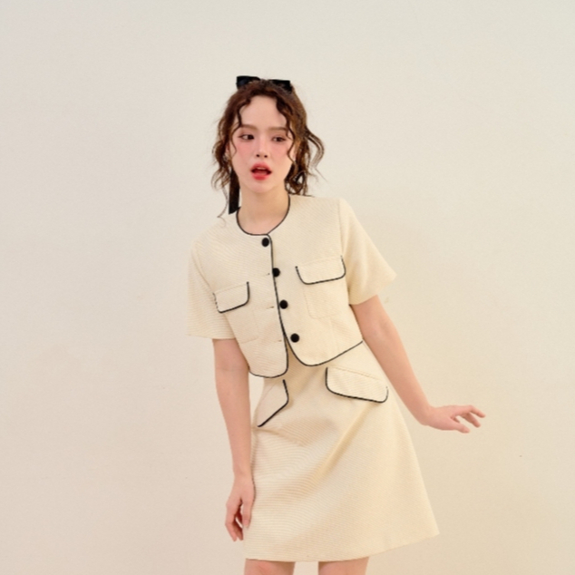 Clossom Posey Set ชุดเซ็ท 2 ชิ้น จะลุคทำงานหรือไปคาเฟ่ก็ดูดีสุดๆ ...