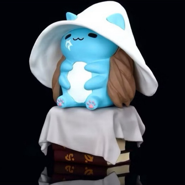 โมเดลElden Ring Ranni Ver. Bugcat Capoo นั่งบนหนังสือ(พรีออเดอร์จาก ...