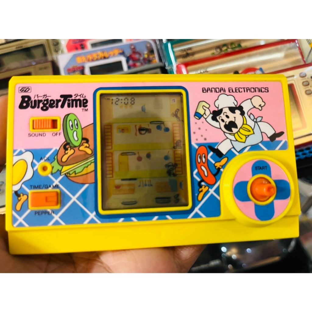 Bandai Electronics - Handheld Game Burger Time สภาพแจ่มๆใช้งานได้ปกติ ...
