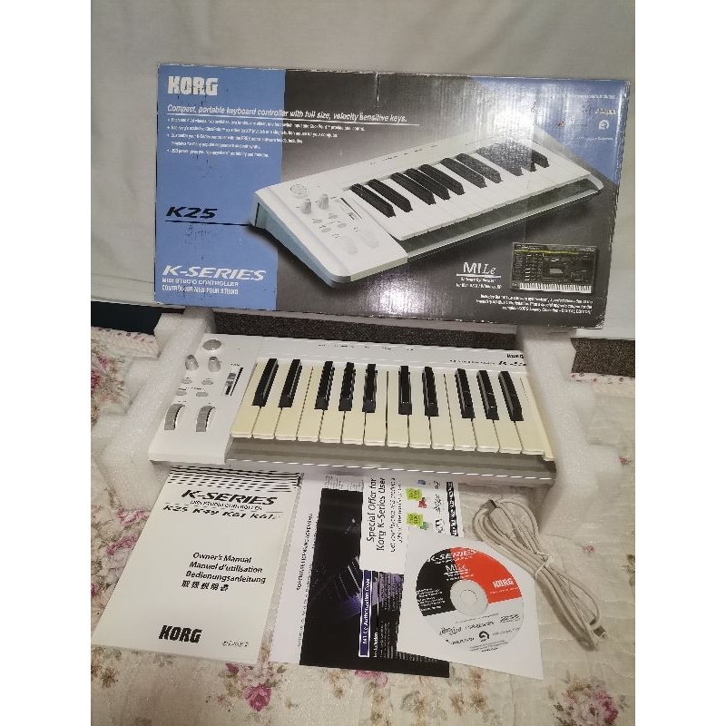KORG K-SERIES K25 MIDI STUDIO CONTROLLER 25-Key USB MIDI Controller ...
