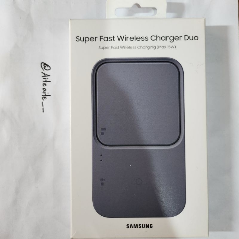 Samsung Super Fast Wireless Charger Duo Super Fast Wireless Charging (สูงสุด 15W) | Shopee Thailand