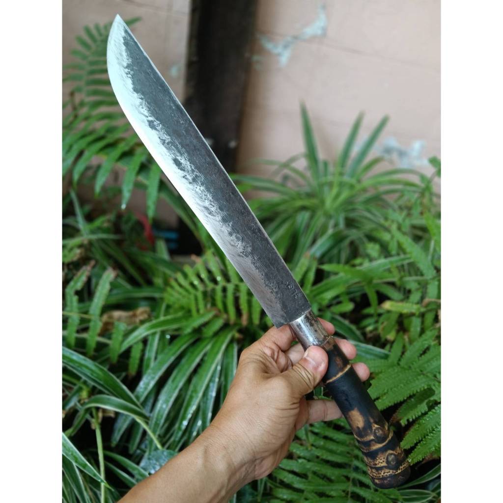 มีดมาเชเต้ Machete มีดเหน็บ E-Nep มีดทำสวน มีดเดินป่า มีดแคมป์ 12.7” ตลป. ตีร้อนชุบแข็ง ผิวไฟ ...