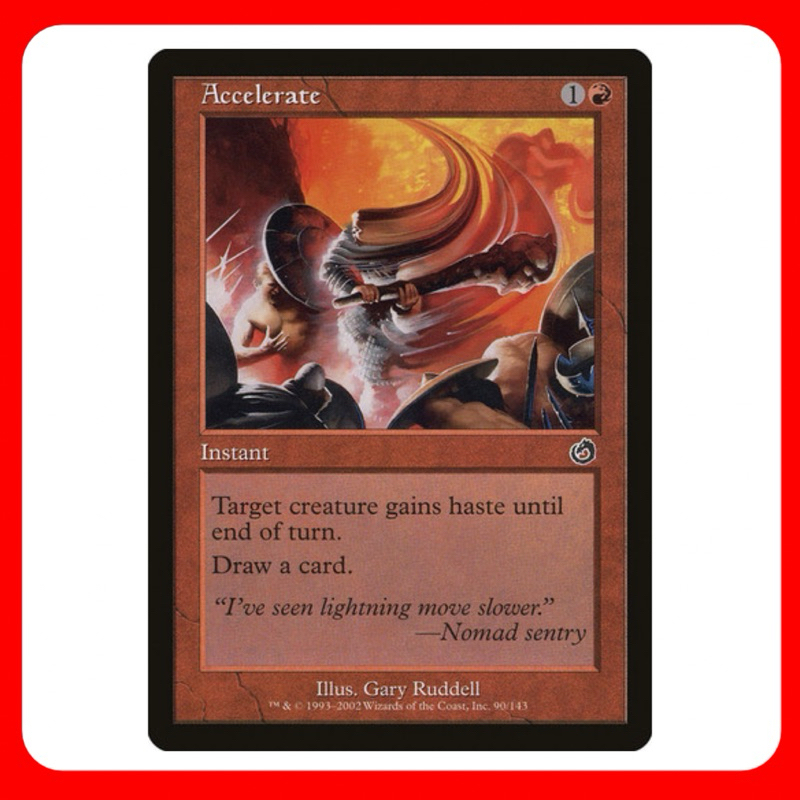 [MTG] Accelerate [TOR] [RED] [COMMON] [NORMAL] [ENG] (การ์ดเมจิค ...