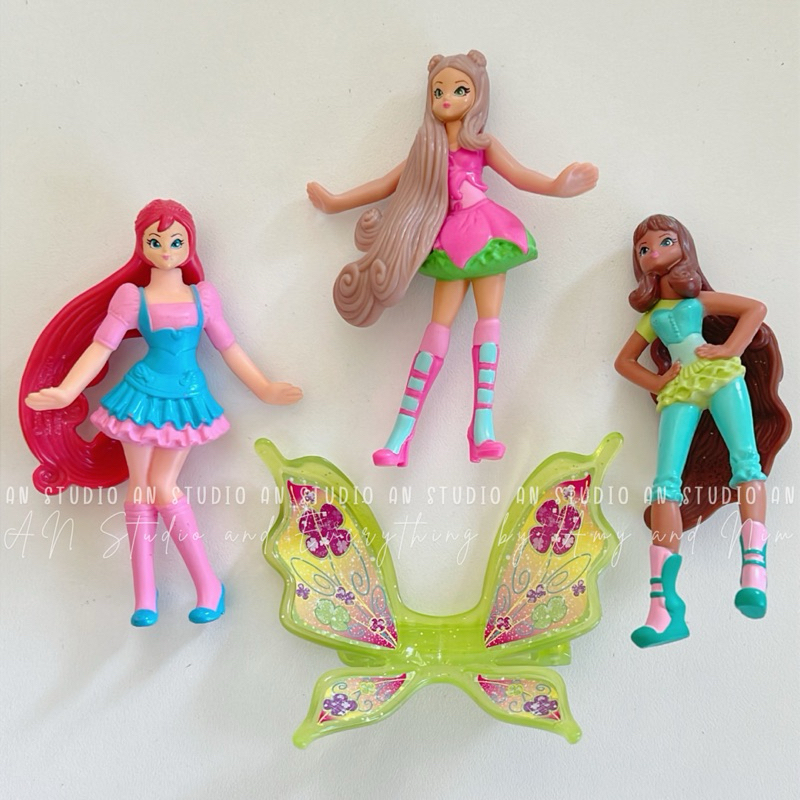 💚พร้อมส่ง รูปสินค้าจริง💚 4 Winx club mini dolls ตุ๊กตานางฟ้าสเตลล่า เซต ...