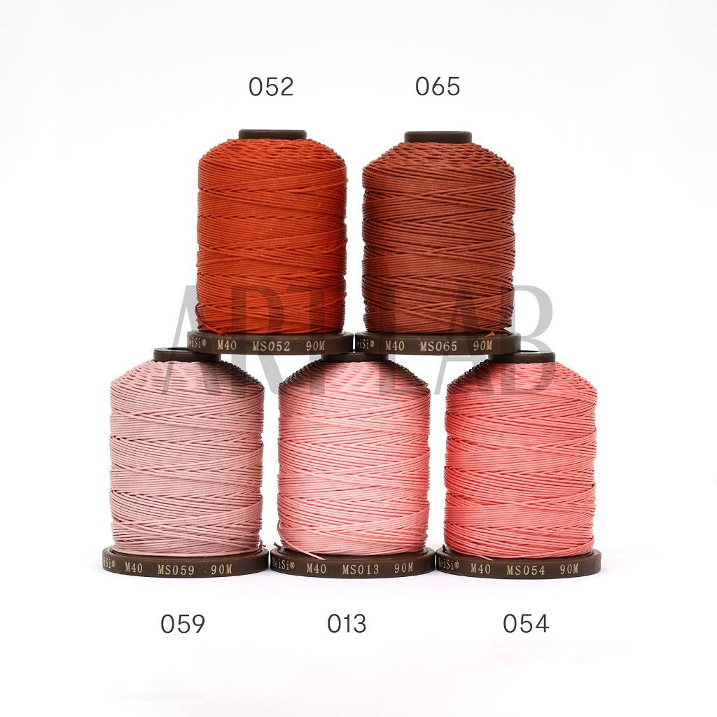 แบ่งขาย ด้ายลินิน ด้ายเย็บหนัง Meisi Super Fine Linen Thread M40 ขนาด 0 ...