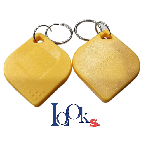 ชุดละ 50 อัน TAG RFID MANGO 125K รูปใบไม้สีเหลือง รูปโฉมใหม่ สำหรับปลด ...