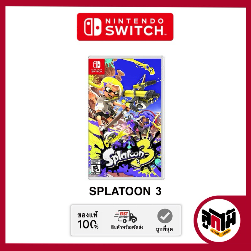 [Nintendo switch game] แผ่นเกม Splatoon 3 (มือหนึ่ง/มือสอง) | Shopee ...